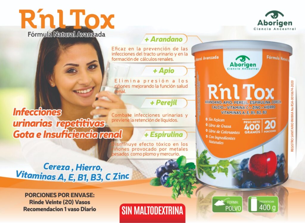 R´NALTOX POLVO x 400g - Laboratorio Aborigen Ciencia Ancestral